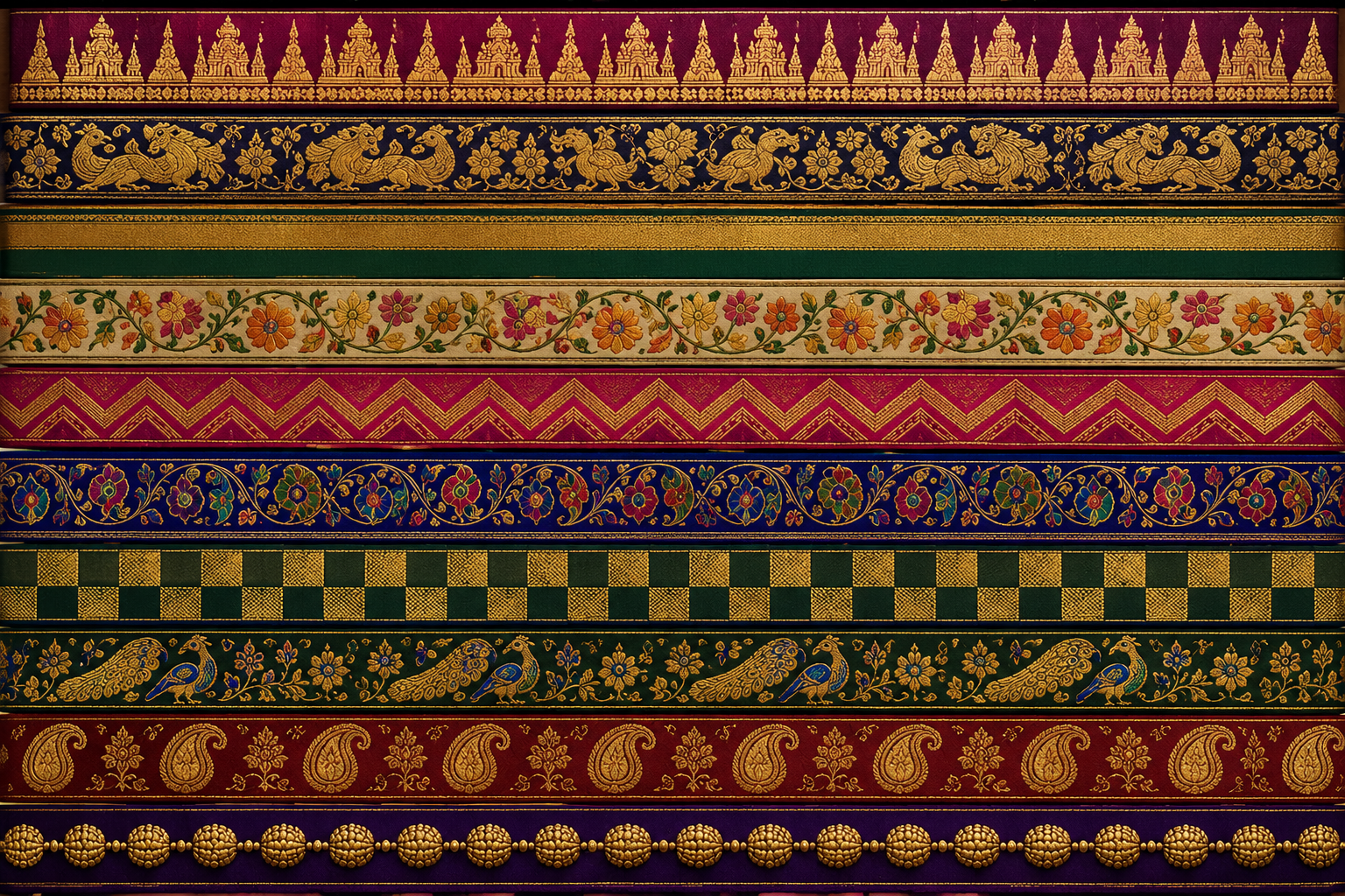 Popular Saree Borders and Their Meanings: A Complete Guide to Traditio ...